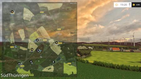 SÜDTHÜRINGEN MAP V1.5 FS 2015 - FS 15 Maps Mod Download