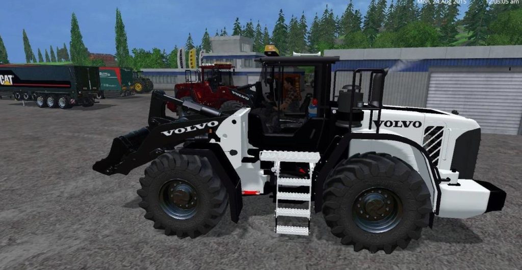 WHEELLODER'S WHITE VOLVO 180F V3 LS 2015 - FS 15 Forklifts & Excavators ...