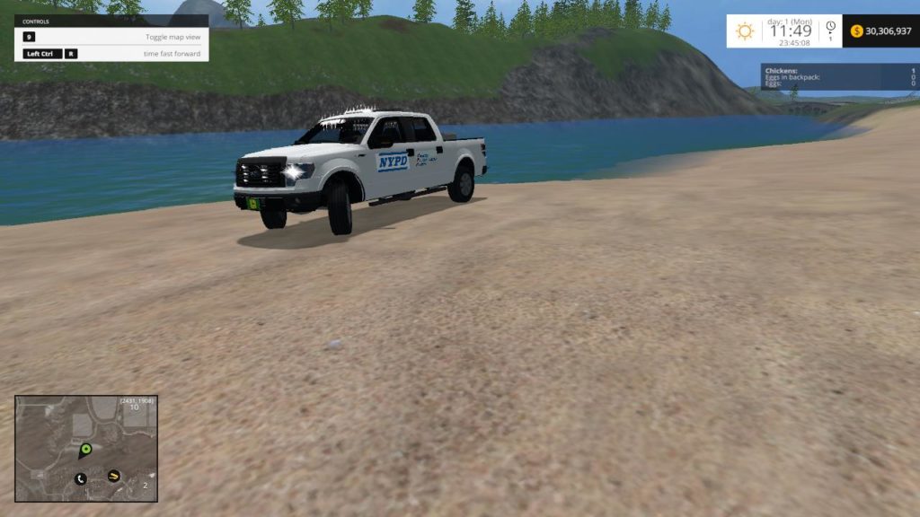 FS15 FORD F150 NYPD V1.0 - FS 15 Cars Mod Download
