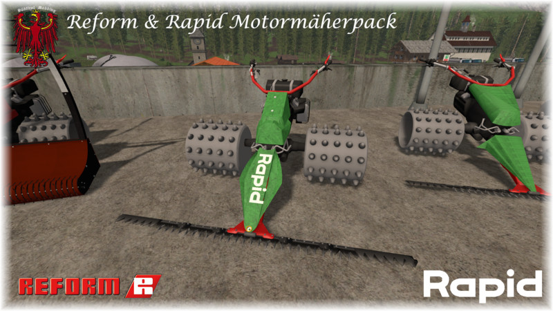 FS17 Reform & Rapid Motormäher Pack V 2.0 - FS 17 Packs Mod Download