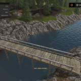 FS17 Wooden Bridge - FS 17 Placeable objects Mod Download