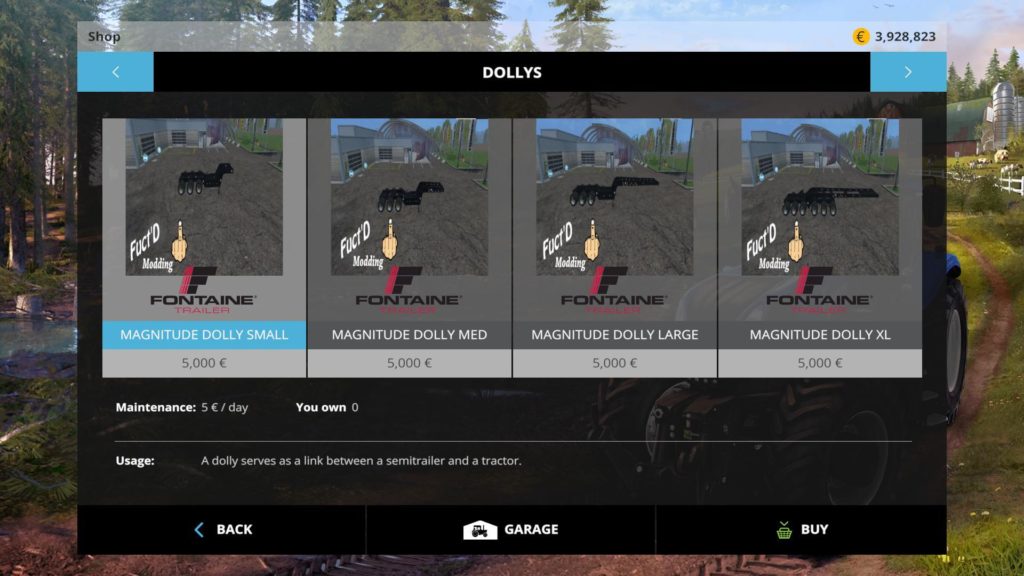 FS15 FONTAINE LOWBOYS 11 MODS V1 - FS 15 Trailers Mod Download