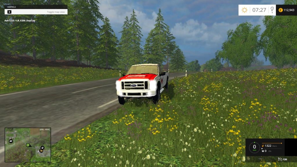 FS15 FORD F-250 SINGLE CAB U-HAUL EDIT V1.0 - Farming simulator 2019 ...