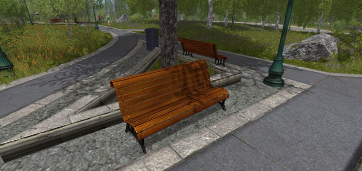 Park Benches - Farming simulator 19 / 17 / 15 Mods
