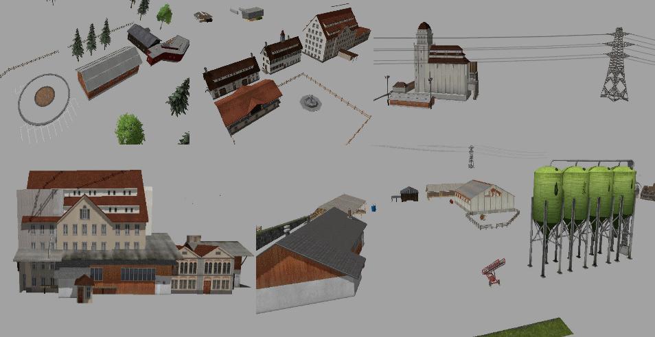 FS17 VINTAGE DECOR V1.0 MOD - FS 17 Objects Mod Download