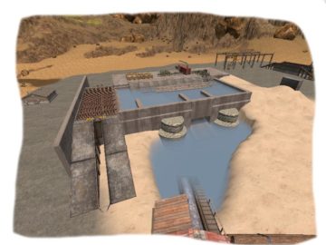 FS17 WATER RIG SAWMILL V1.0 - FS 17 Objects Mod Download