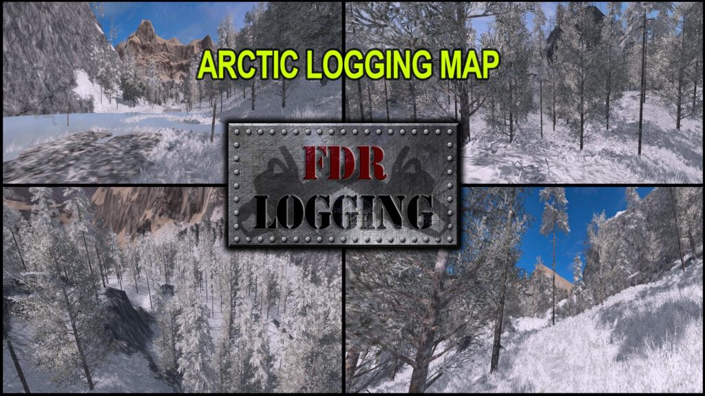FS17 ARCTIC LOGGING MAP - FS 17 Maps Mod Download
