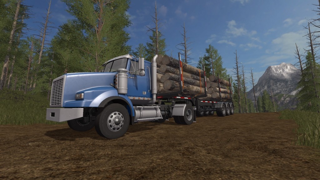 FS17 Biobeltz Log Trailer TR 500 - FS 17 Trailers Mod Download