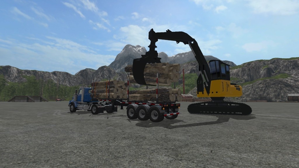 FS17 Biobeltz Log Trailer TR 500 (4) - Farming simulator 19 / 17 / 15 Mod