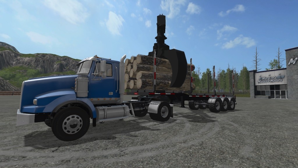 FS17 Biobeltz Log Trailer TR 500 (5) - Farming simulator 19 / 17 / 15 Mod