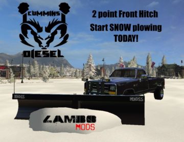 FS17 DODGE CUMMINS SNOW PLOW TURBO DIESEL V1 (2) - Farming simulator 19 ...