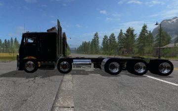 FS17 FREIGHTLINER OVERCAB ROAD TRAIN HEAVY HAULER V1 (5) - Farming ...