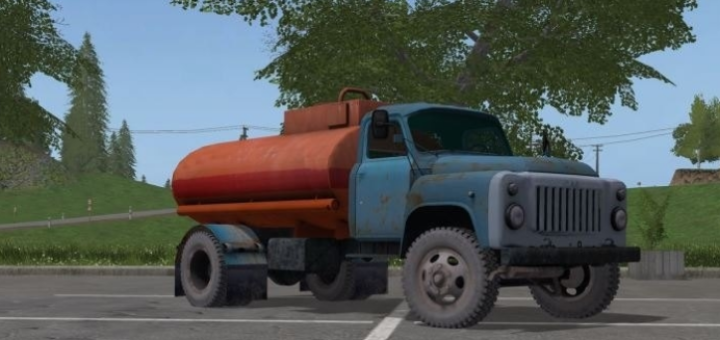 FS17 GAZ 53 GAS TRUCK - FS 17 Trucks Mod Download