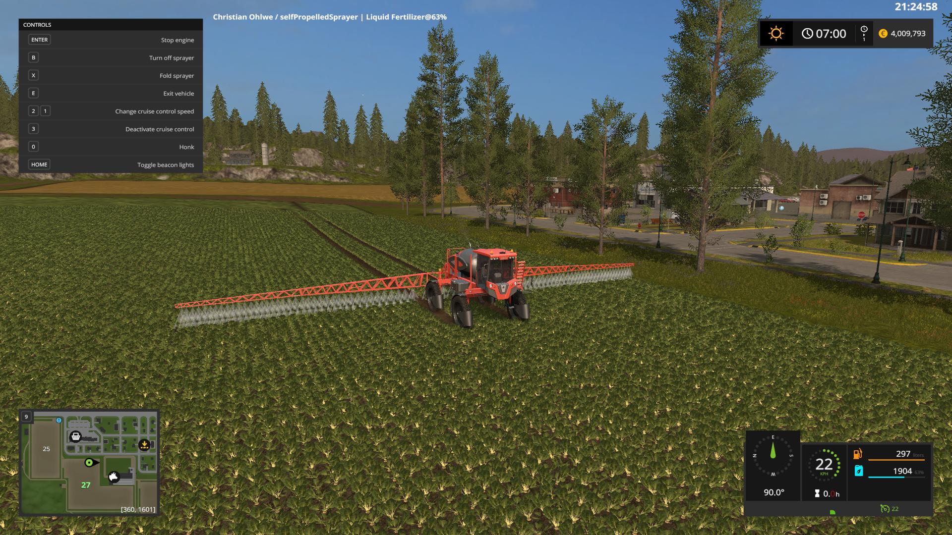 FS17 JACTO UNIPORT 3030 (BRAZILIAN AUTO PROPELLED SPRAYER) V1.1.0.0 ...