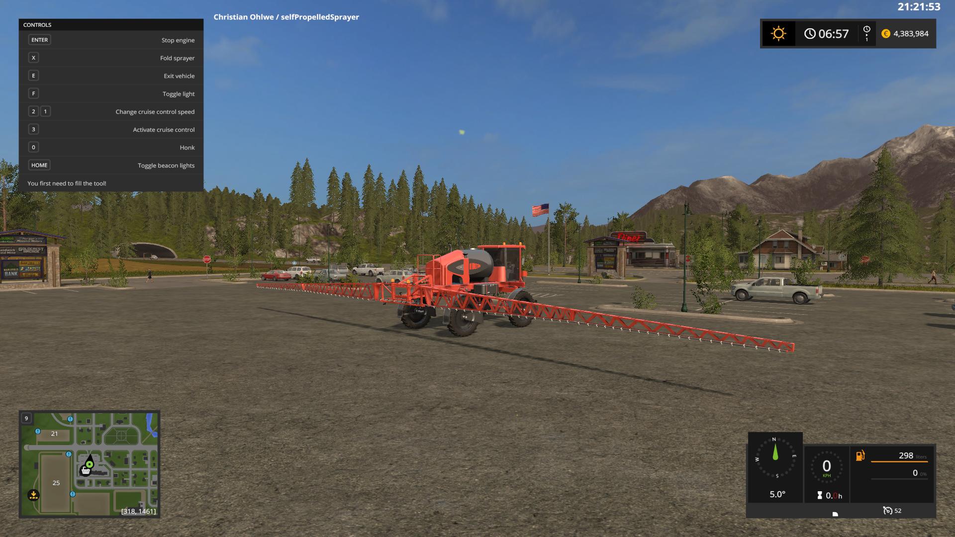 FS17 JACTO UNIPORT 3030 (BRAZILIAN AUTO PROPELLED SPRAYER) V1.1.0.0 ...