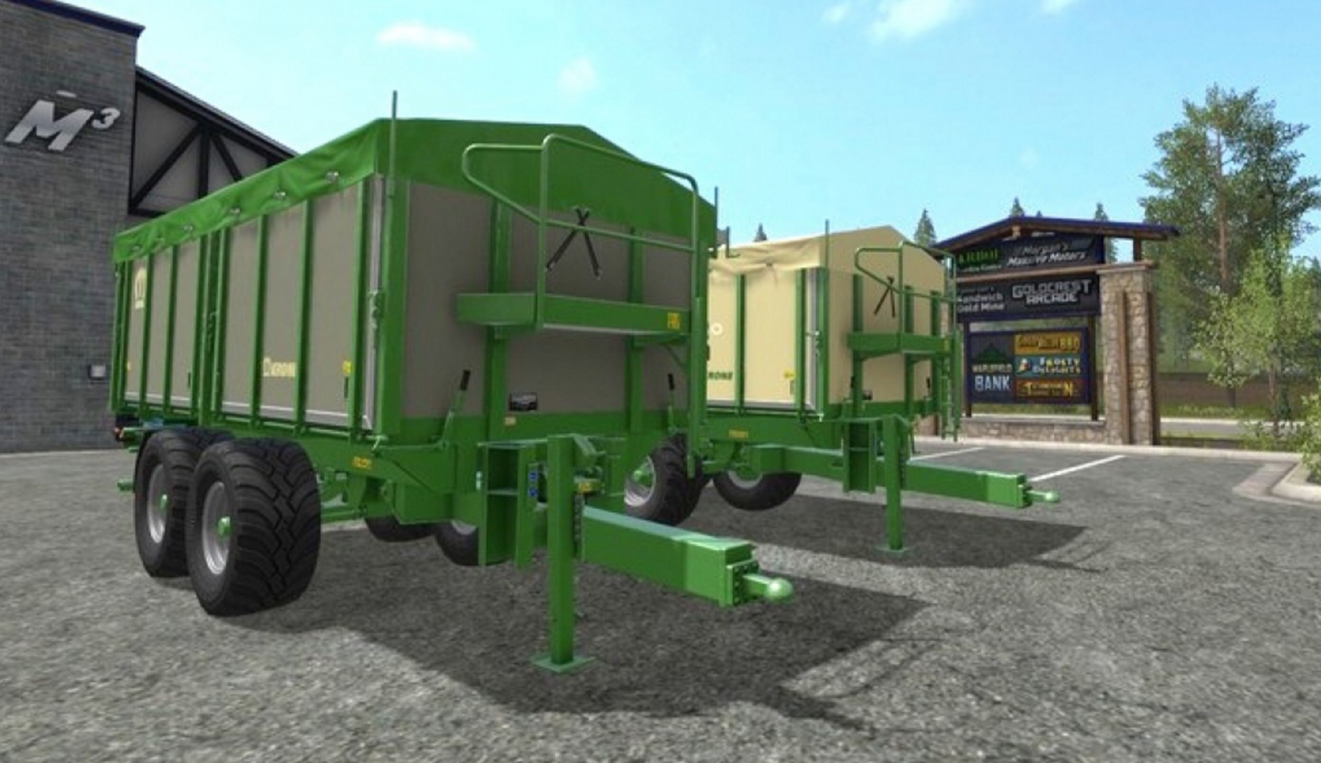 FS17 Krone TDK240-18 V 1.1 - FS 17 Trailers Mod Download