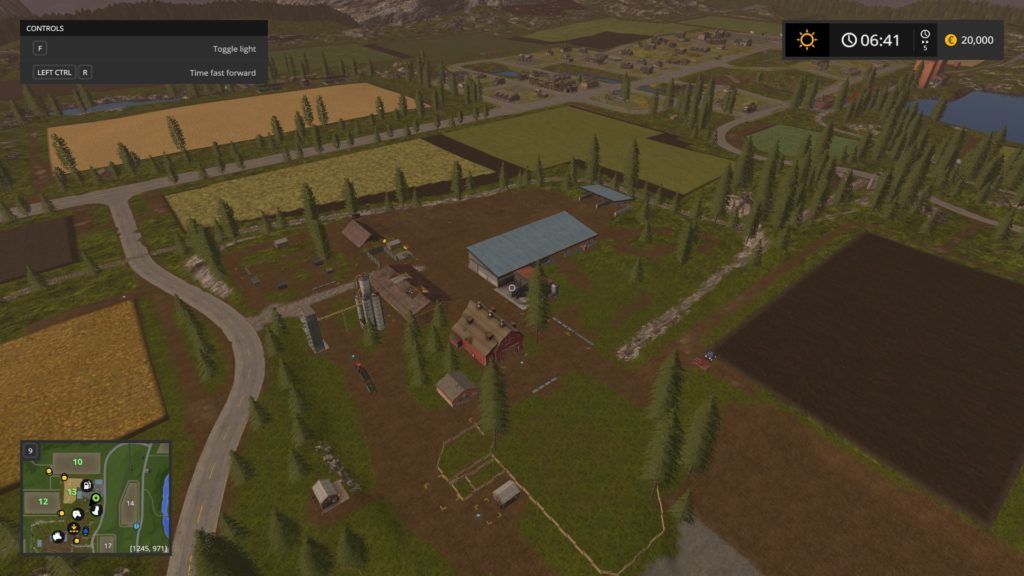 FS17 Lantmanen FS gold v3.6 - FS 17 Maps Mod Download