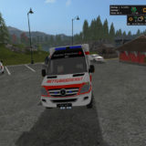 FS17 Mercedes Sprinter WAS Ambulance V 0.9 - FS 17 Vehicles Mod Download