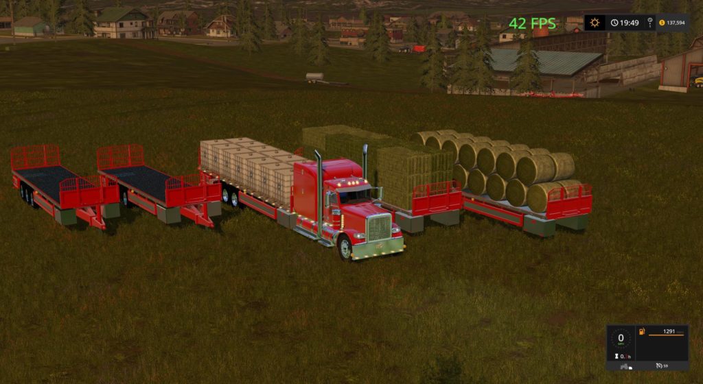 FS17 PETERBILT 388 CUSTOM FLATBED AUTO LOAD V1 (4) - Farming simulator ...