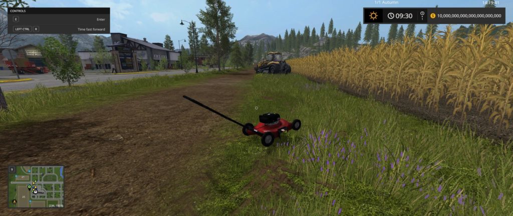 FS17 PUSH MOWER V1 (6) - Farming simulator 19 / 17 / 15 Mod