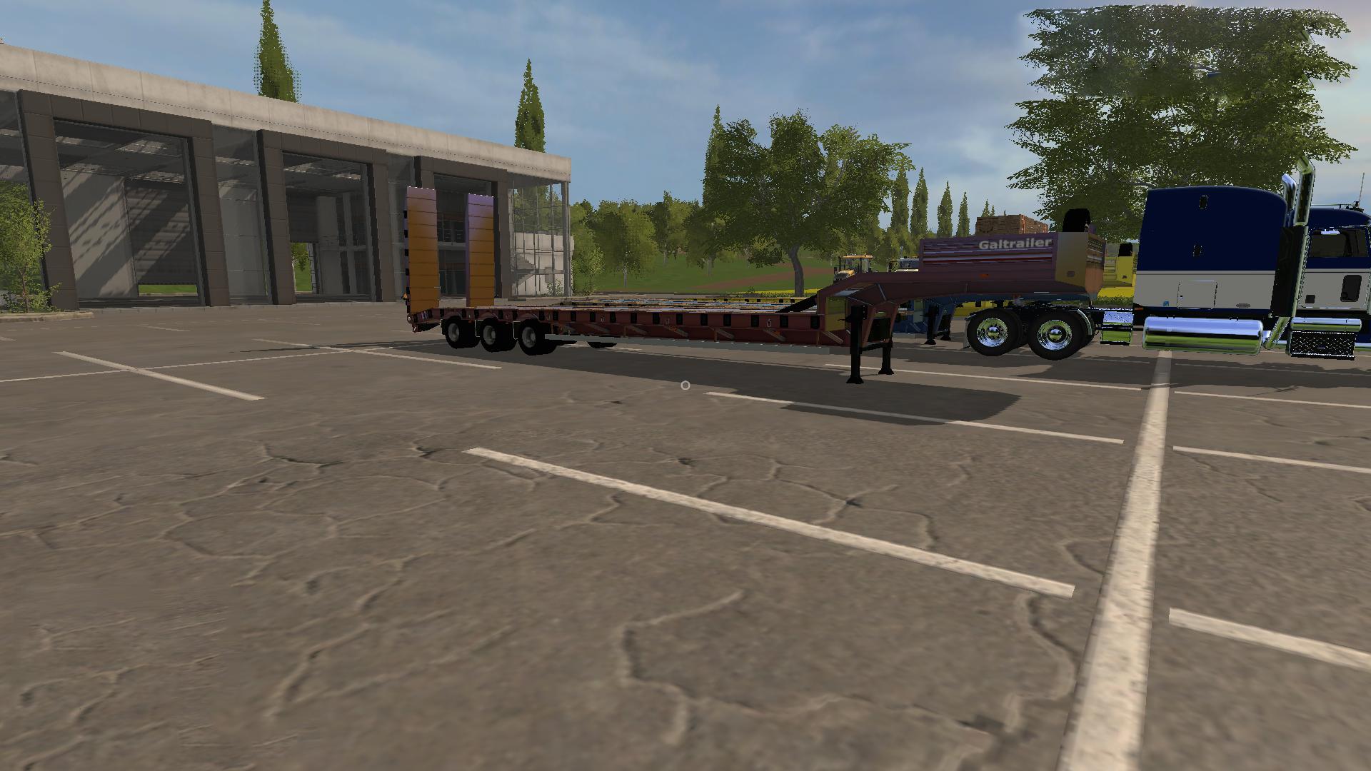 FS17 GAL LOW LOADER TRAILER V2.0 - FS 17 Trailers Mod Download