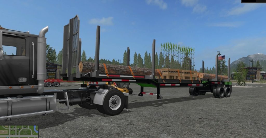 FS17 RLOGGING TRAILER - FS 17 Trailers Mod Download