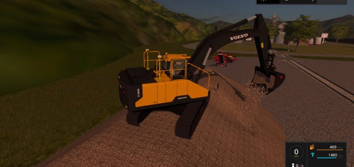 FS17 VOLVO 220H V1.0 - FS 17 Forklifts / Excavators Mod Download