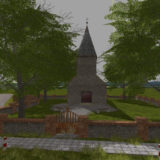 FS17 village church V 1 - FS 17 Buildings Mod Download