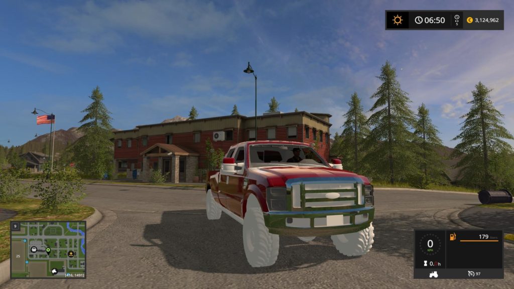 FS17 FORD F350 WORK TRUCK V2 (2) - Farming simulator 19 / 17 / 15 Mod