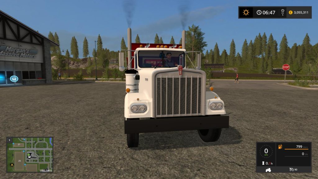 FS17 KENWORTH W900A MANURE SPREADER V1 (3) - Farming simulator 19 / 17 ...