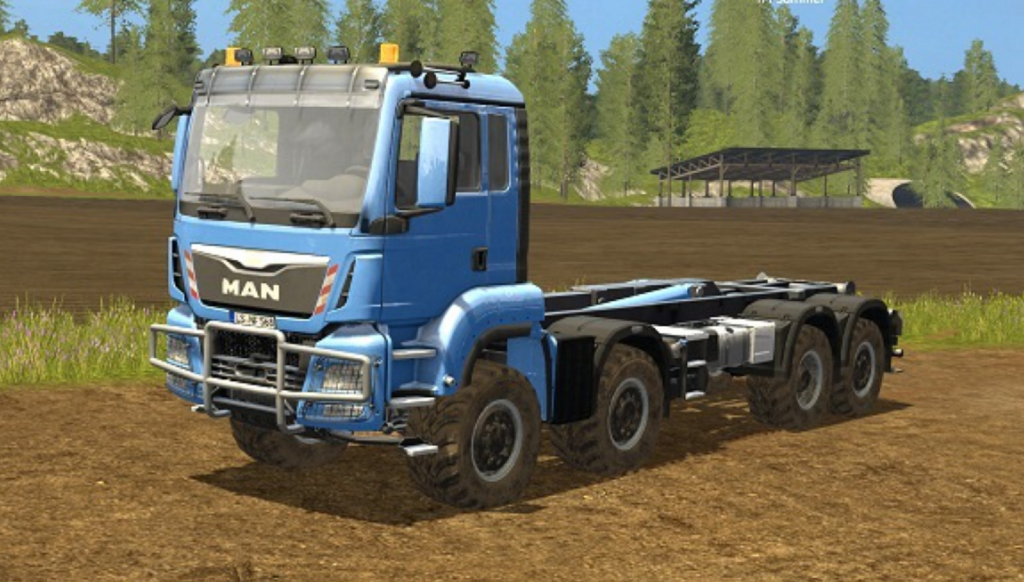 FS17 MAN TGS 8x8 mit HKL-System V 1 - FS 17 Trucks Mod Download