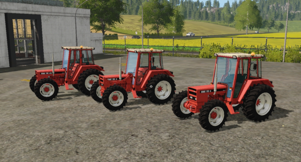 FS17 Renault 751-4,751-4s,781-4 Rouge - FS 17 Tractors Mod Download