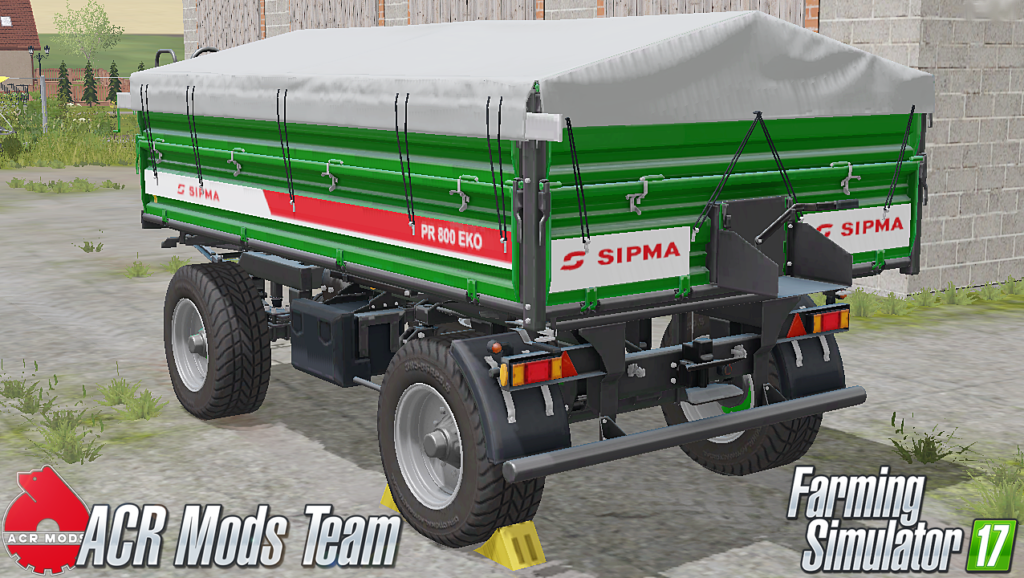 FS17 SIPMA PR800 EKO - FS 17 Trailers Mod Download