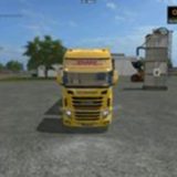 FS17 Scania R700 DHL V 1.0 - FS 17 Trucks Mod Download