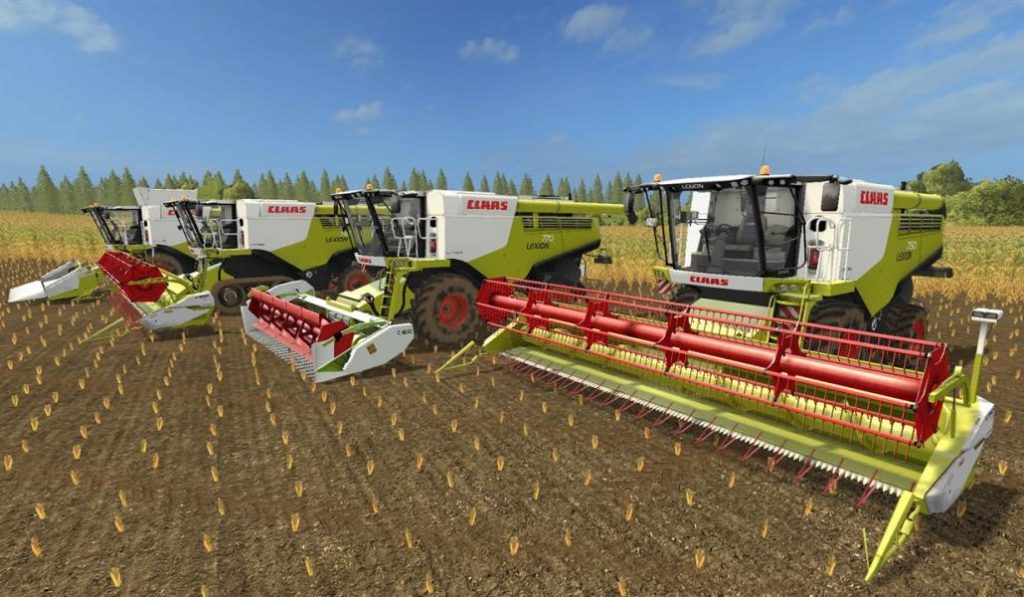 FS17 CLAAS LEXION 700 STAGE IV PACK V1.0 - FS 17 Packs Mod Download