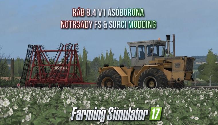 FS17 RÁBA 8.4 V1 ÁSÓBORONA - FS 17 Tractors Mod Download