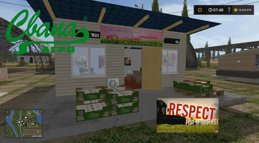 FS17 SA CHICKEN HOUSE V1.0.0 - FS 17 Objects Mod Download