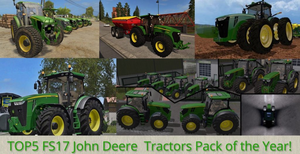 FS17 TOP5 FS17 John Deere Tractors Pack of the Year! - FS 17 Tractors ...