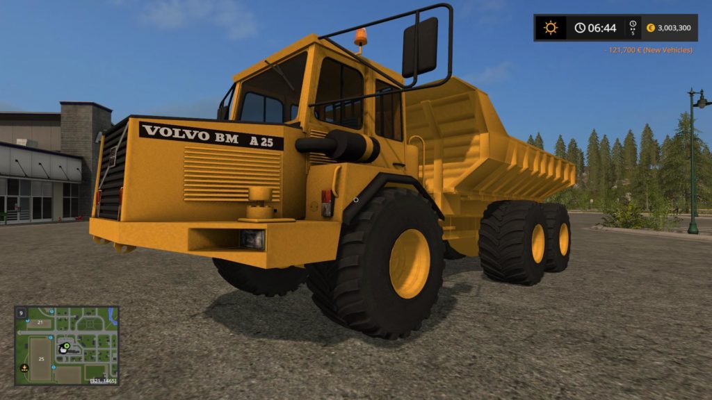 FS17 VOLVO BM A25 V1.0 - FS 17 Trucks Mod Download
