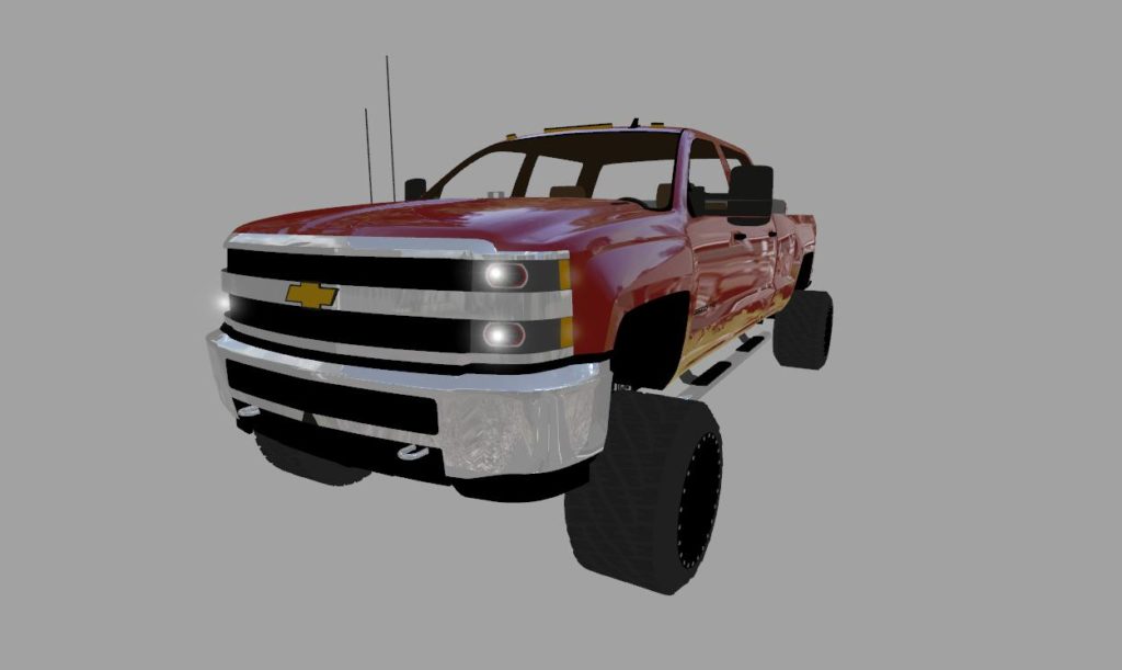 FS17 CHEVY SILVERADO 3500HD DURAMAX V1.0 - FS 17 Cars Mod Download