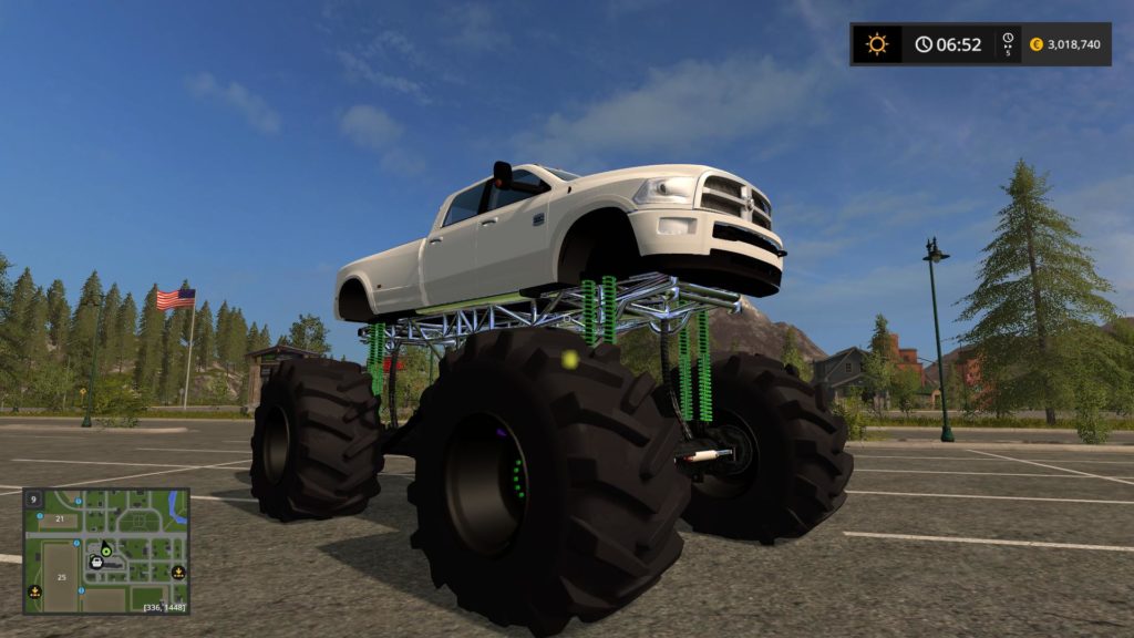 FS17 DODGE MUD TRUCK LIFTED V1 (1) - Farming simulator 19 / 17 / 15 Mod