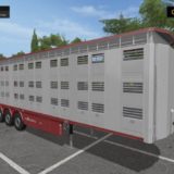 FS17 MICHIELETTO LIVESTOCK TRAILER V1.1 - FS 17 Trailers Mod Download