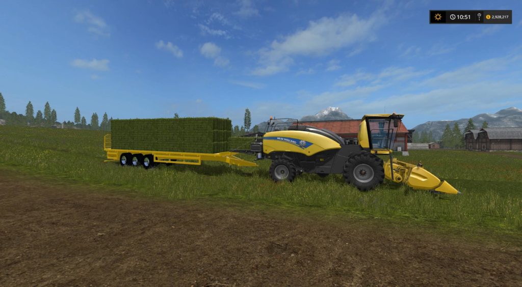 FS17 NEW HOLLAND POWER BALER V1 - FS 17 Implements & Tools Mod Download