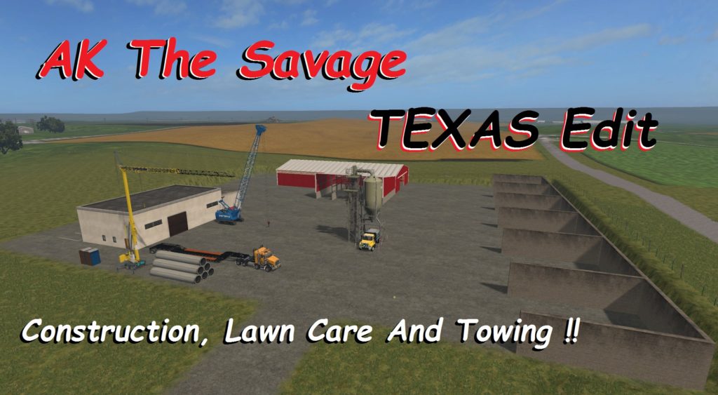 FS17 Savage Texas Edit - FS 17 Maps Mod Download