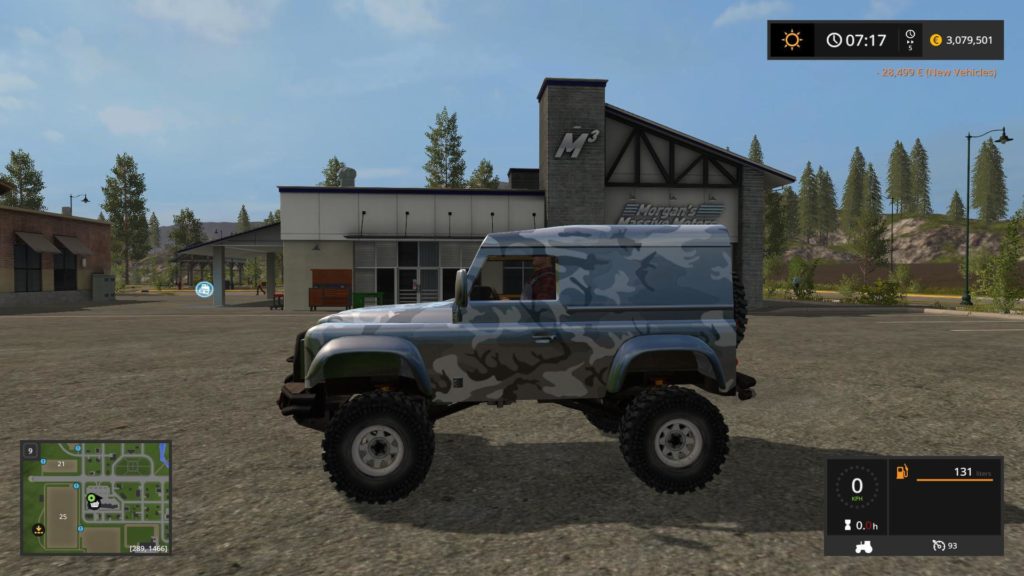 FS17 LAND ROVER DEFENDER 90 V1 (8) - Farming simulator 19 / 17 / 15 Mod