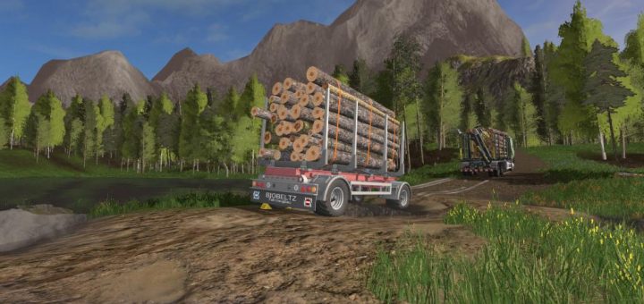 FS17 CAR TRAILER V1.0 - FS 17 Trailers Mod Download