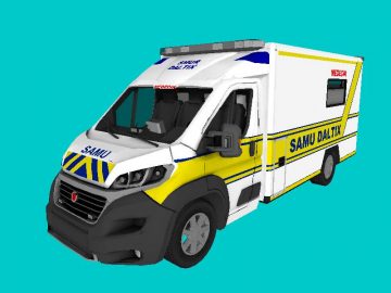 FS17 SAMU DALTIX BY LEJOUEUR V1.0 - FS 17 Vehicles Mod Download