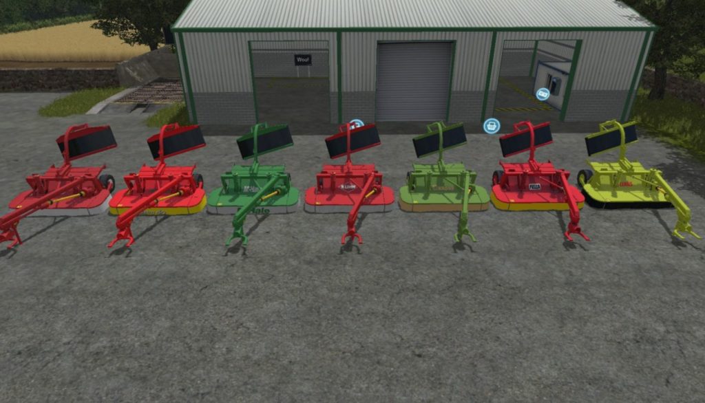 FS17 Trailed mower pack - FS 17 Implements & Tools Mod Download