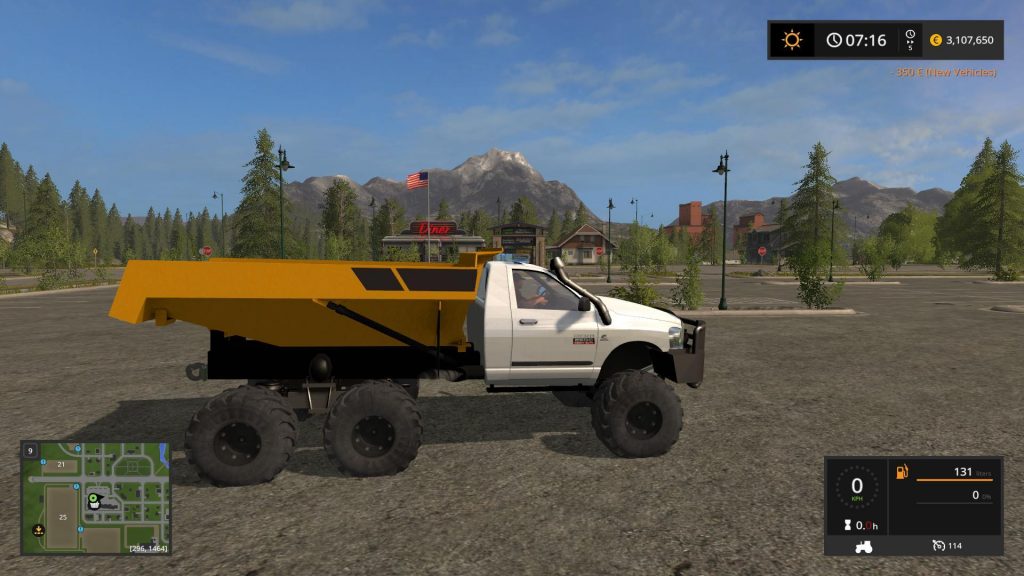 FS17 DODGE DUMP ROCK TRUCK V1 (2) - Farming simulator 19 / 17 / 15 Mod