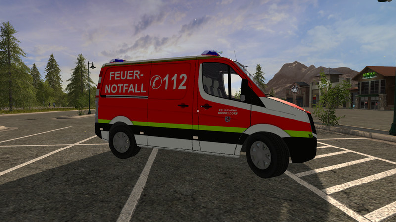 FS17 Volkswagen Crafter KEF Skin of the fire department Düsseldorf v1 ...